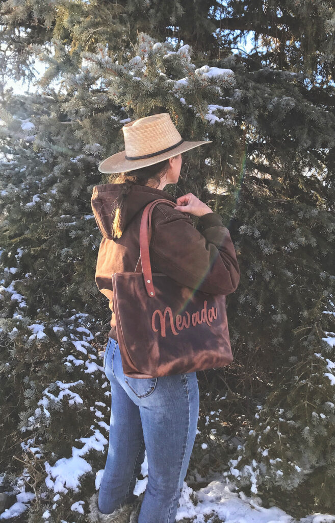 Nevada Leather Tote Bag – Born Free Leather